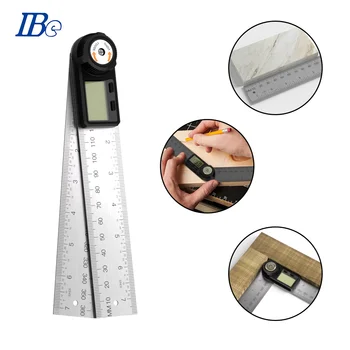 Stainless Steel Digital Angle Finder Ruler 360 Degree Protractor ...