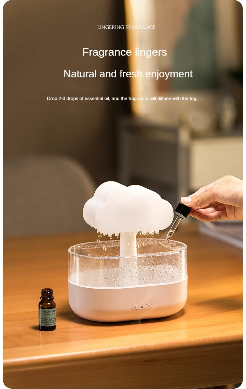 Ultrasonic Essential Oil Mist Mini 7 Color LED Light Diffuser