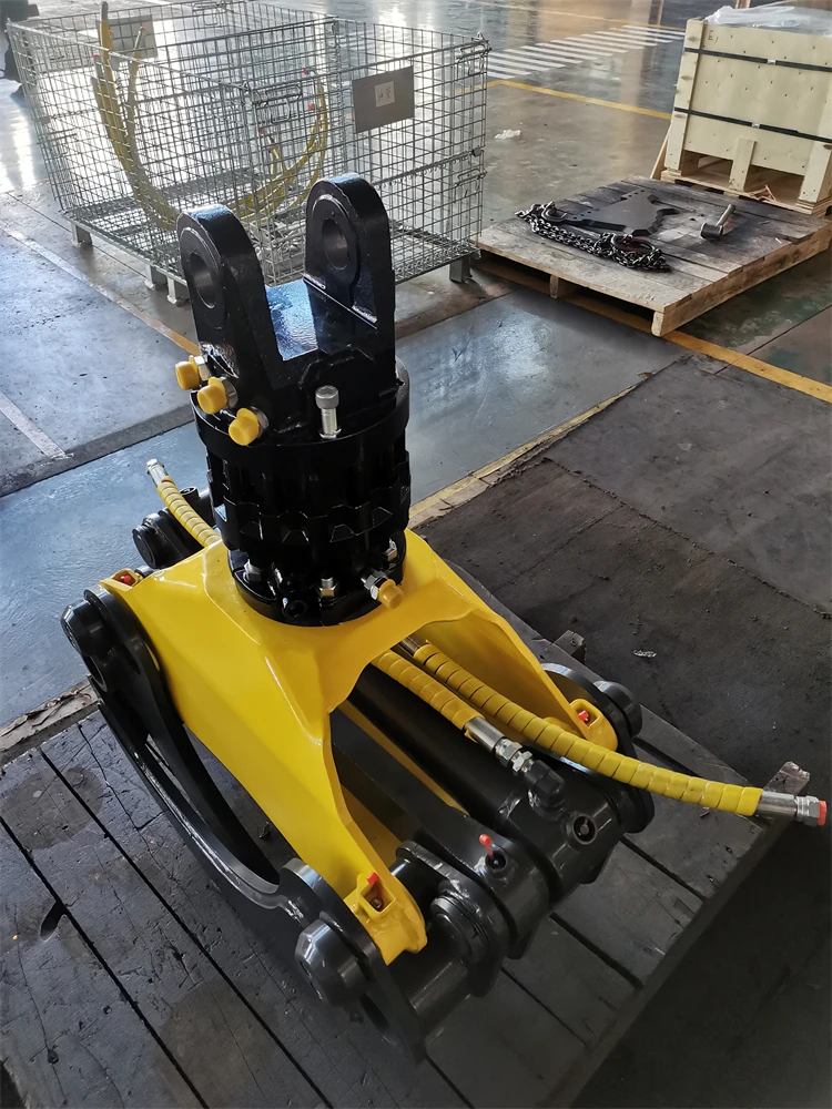 Hot Sale Mini Excavator Attachment Hydraulic Log Grapple Forestry ...
