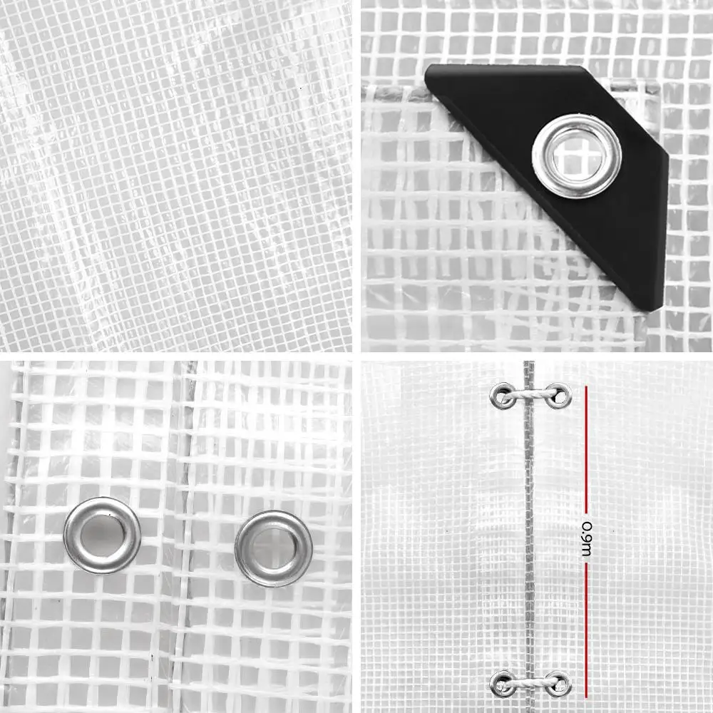 Flame Retardant Scaffold Sheeting with Reinforced Eyelets