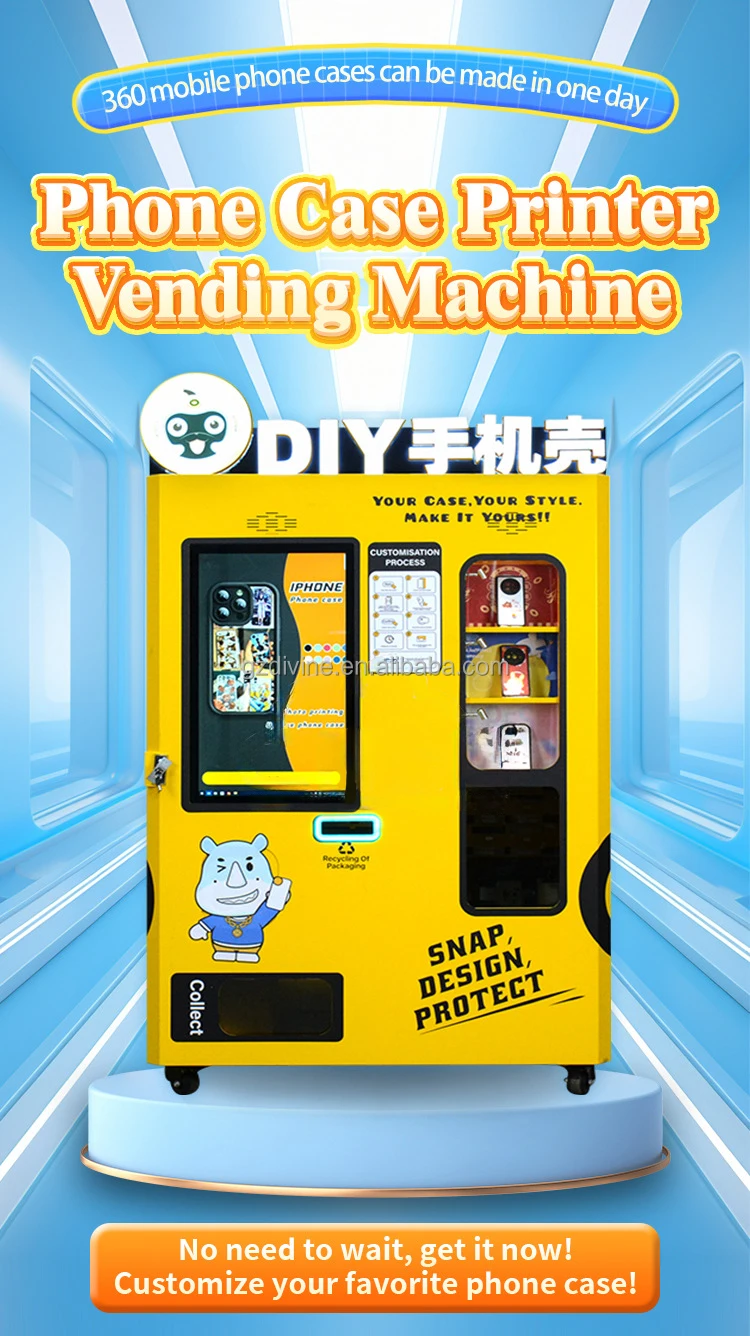 Shopping Mall One-Click Vending Machine Mobile Phone Case Printer ...
