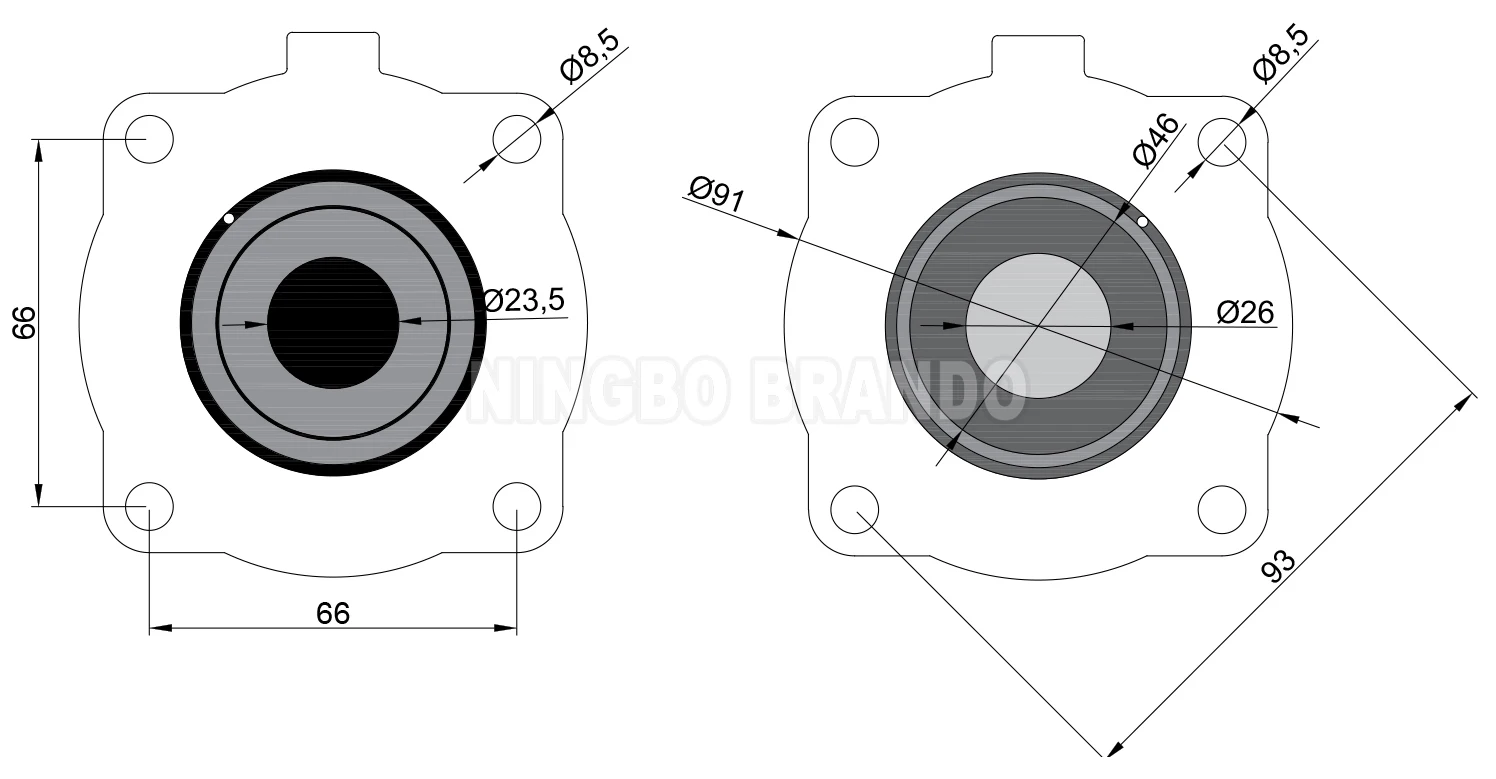 K2546 Shockwave Diaphragm for RCAC25T4 Dust Collector Repair
