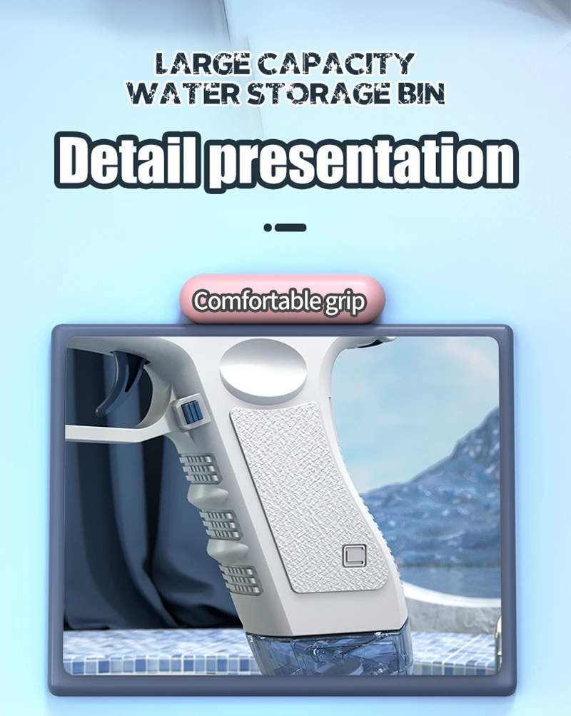 Zhorya Electric Water Gun Automatic Squirt Glock Water Guns High ...