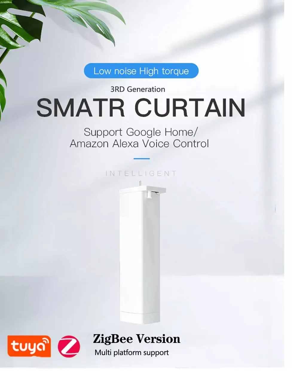 Smart Curtain System by TYSH - Control with Alexa & Google Home