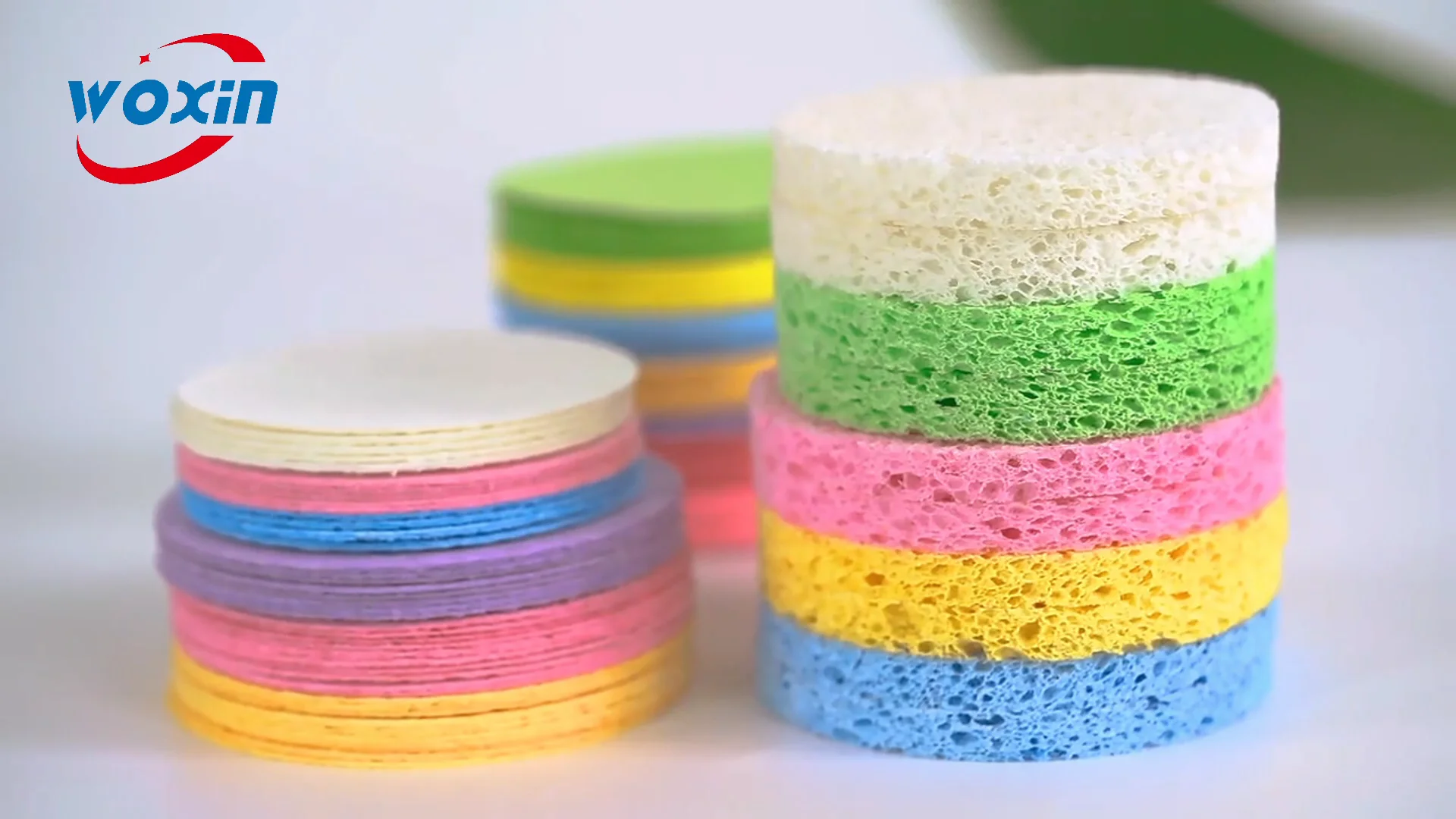 Woxin New Design Compressed Cellulose Facial Exfoliating Cleansing ...