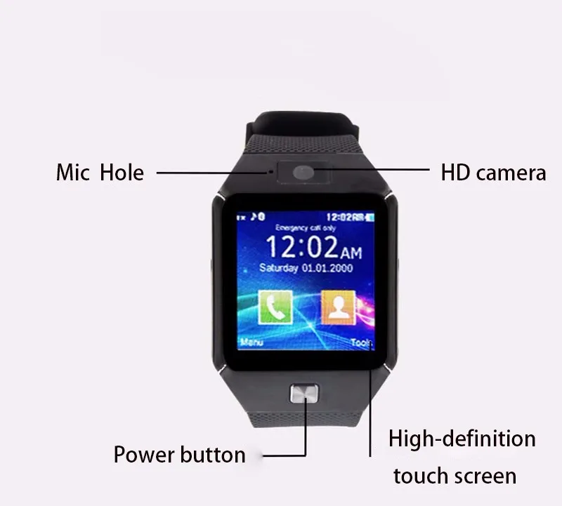 Original Dz09 U8 A1 Smart Watch Bt Smartwatches For Android Smartphones ...