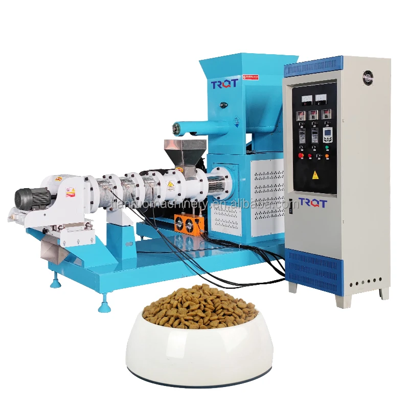 Extruder Feed Machine 1ton Puffed Puppy Pet Dog Food Feed Extruder ...