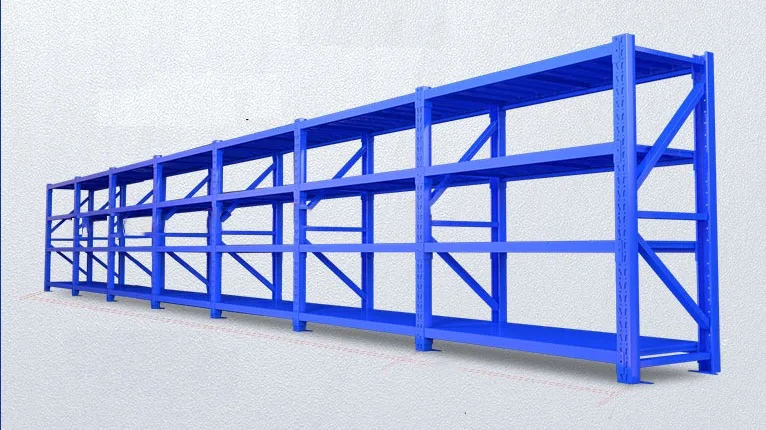 Adjustable Medium Duty Steel Shelving Storage Rack Shelves - Buy ...