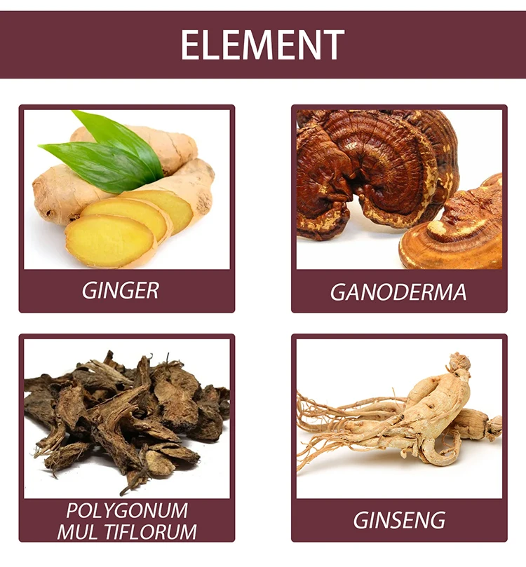 100ml Ginger Ginseng Herbal Gray Hair Nourish Essence