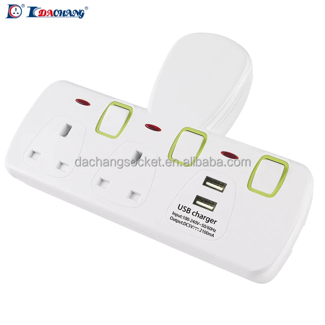 Switch 3 Way Adaptor with USB Type C - Dachang Electronics