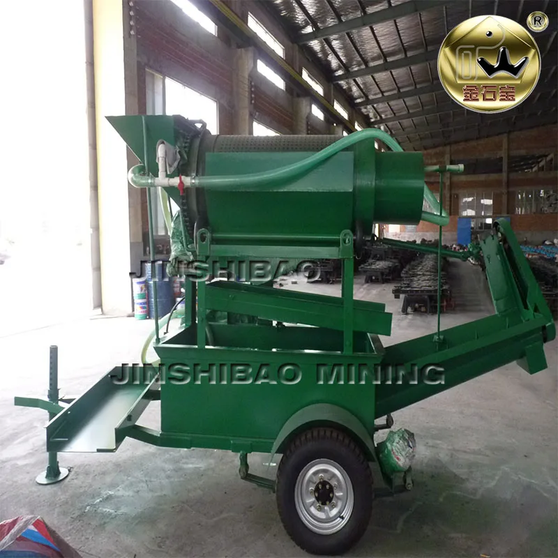 Portable Mini Trommel Gold Washing Plant - Easy to Operate