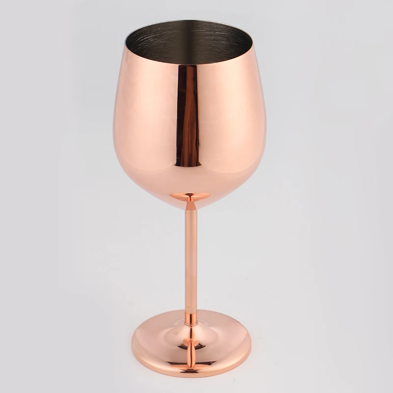 Custom Party Cups - Stainless Steel Red Wine Goblets