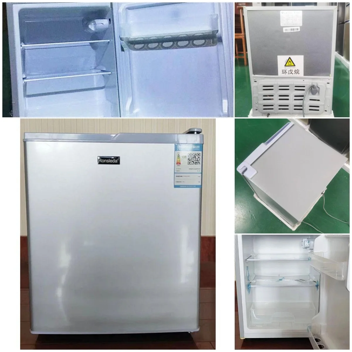 30L Single Door Mini Home Upright Fridge - Portable & Efficient