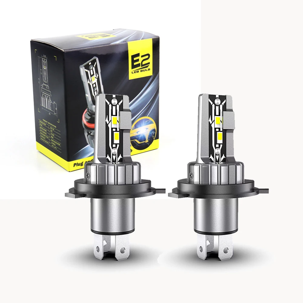 Super Bright E2 Motorcycle LED Headlight Bulb - 2000LM