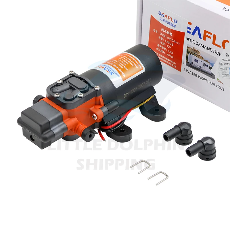 Little Dolphin Seaflo 21 Series Dc Diaphragm Pump 12v Mini Electric ...