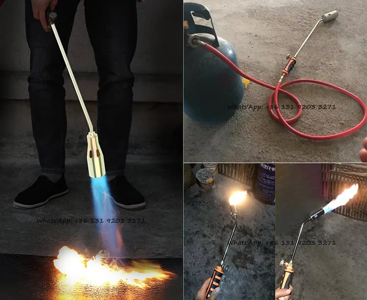 Fire Gun Welding Gas Torch Disinfection Fire Spray Gun Support Oxygen ...