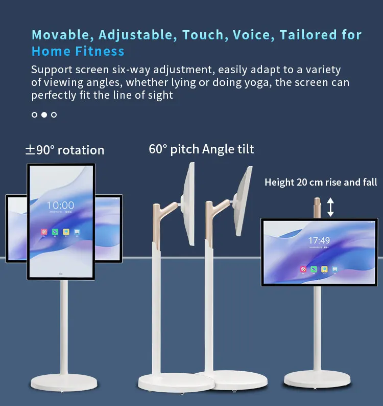 27,32 Inch Standbyme Floor Standing Tv Screen Displays Full Hd Wireless ...