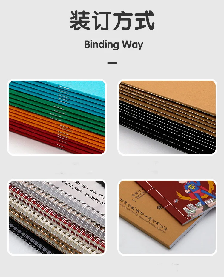 A6 A5 A4 A3 Size Kraft Paper Spiral Notebook Professional Custom ...