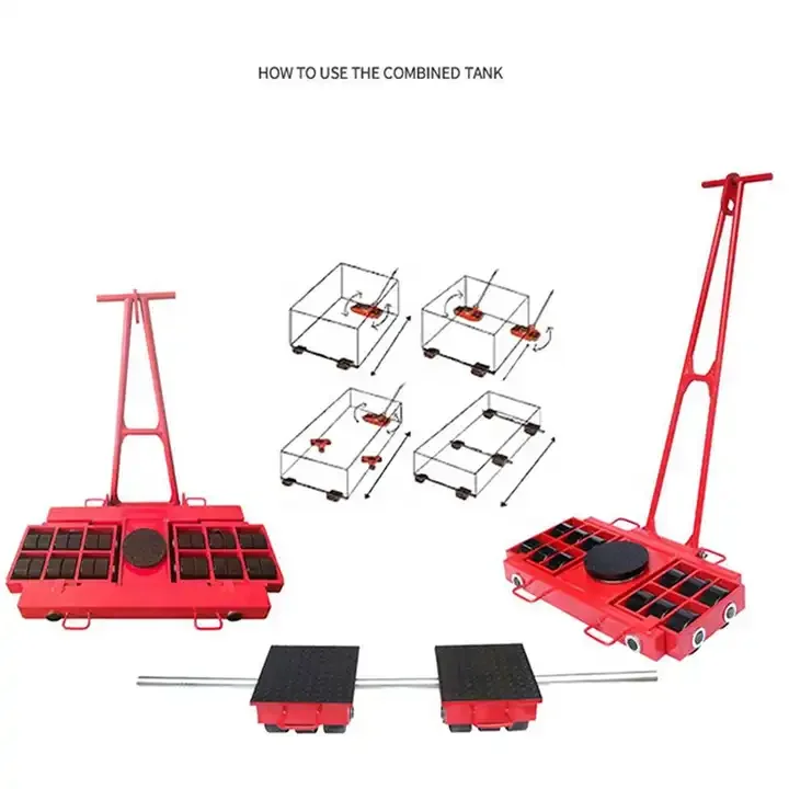 Combination 6- 30 Ton Loading Rotate 180 Degrees Tank Trolley Machinery ...
