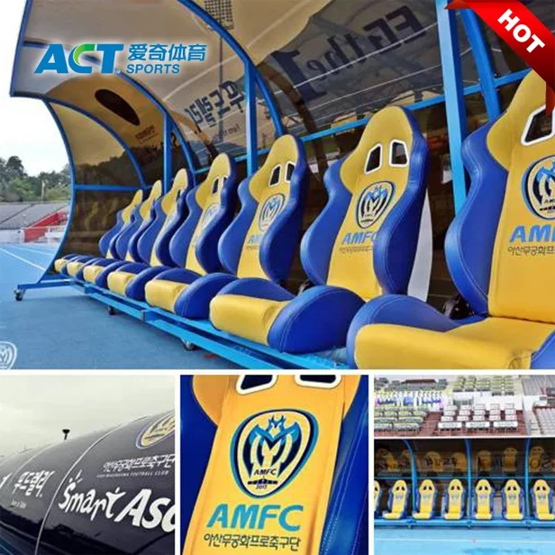 Durable Polycarbonate Seats for Multi Use Sports Fields