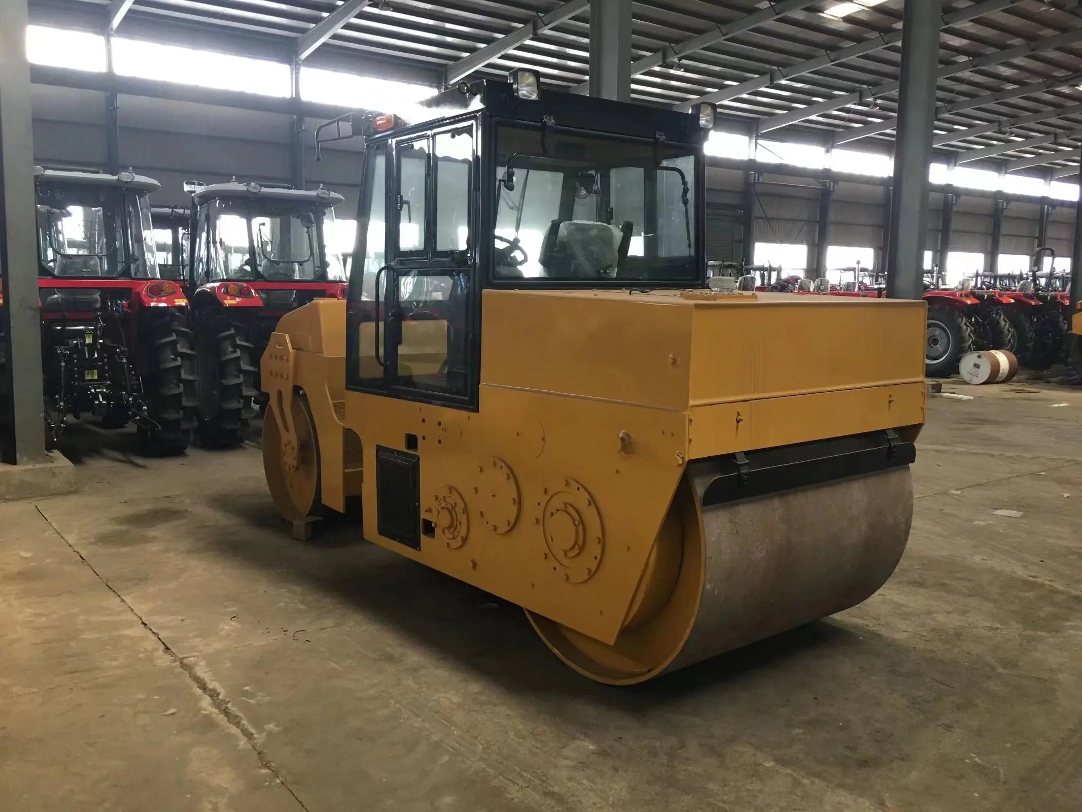 8 Ton Vibratory Diesel Engine Double Drum Road Roller Compactor with ...