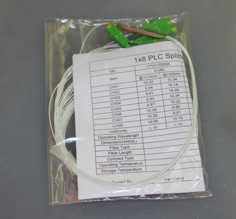 Lgx Cassette Fiber Plc Splitter 8-core Fiber Splitter Box Real Fiber ...