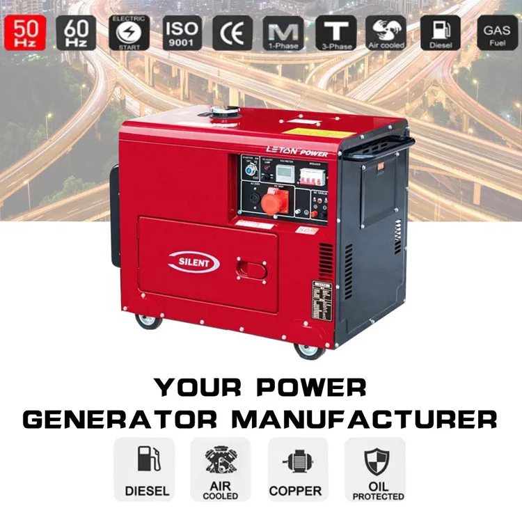 Super Silent 10kva Diesel Generator - LETON Power Solutions