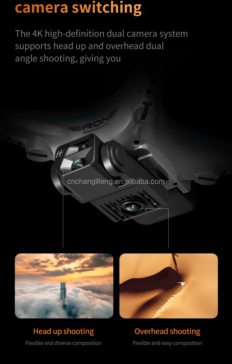 HUGTEC Ky102 Drone - 4K Dual Cameras & Smart Obstacle Avoidance