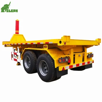 20ft Dump Container Trailer Chassis Container Tipper Tipping Chassis ...