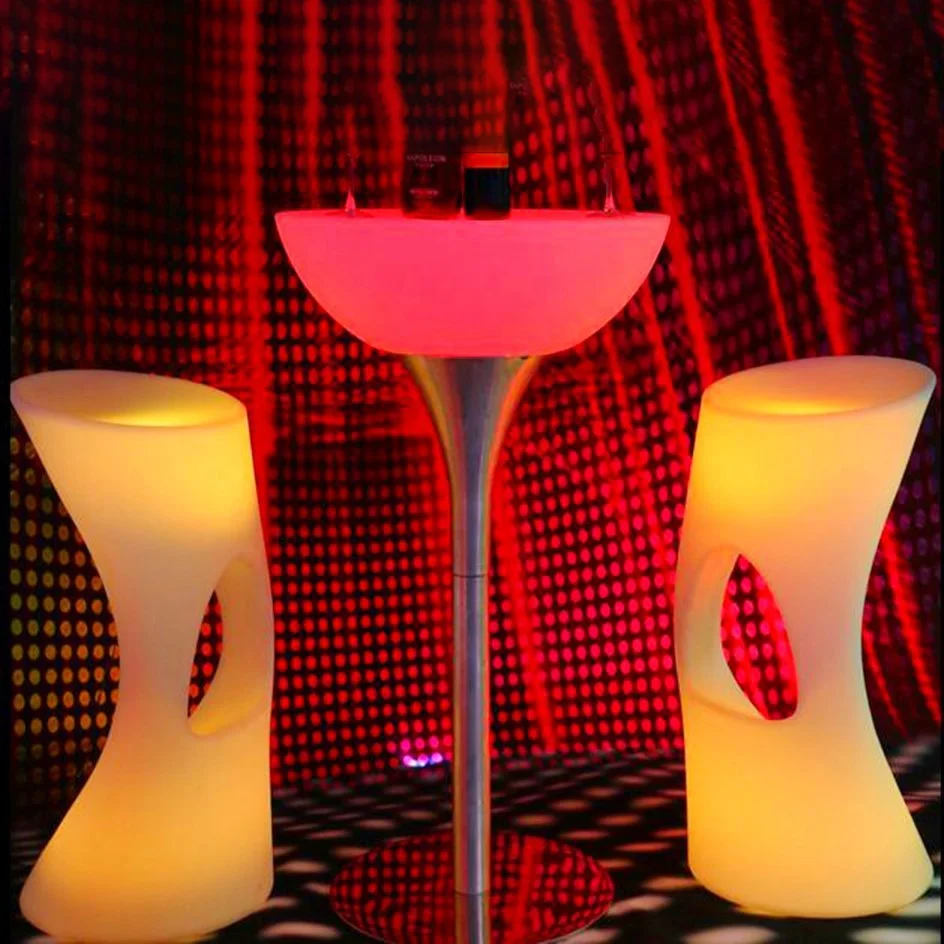 Night Club Remote Plastic Led Illuminated Cocktail Table Led Light Bar ...