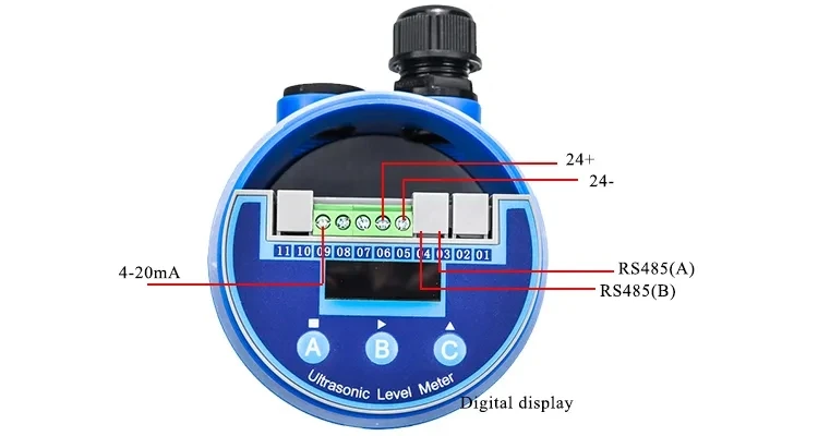 5 Meter Long Distance Ultrasonic Rs485 Fuel Level Gauge - Buy ...