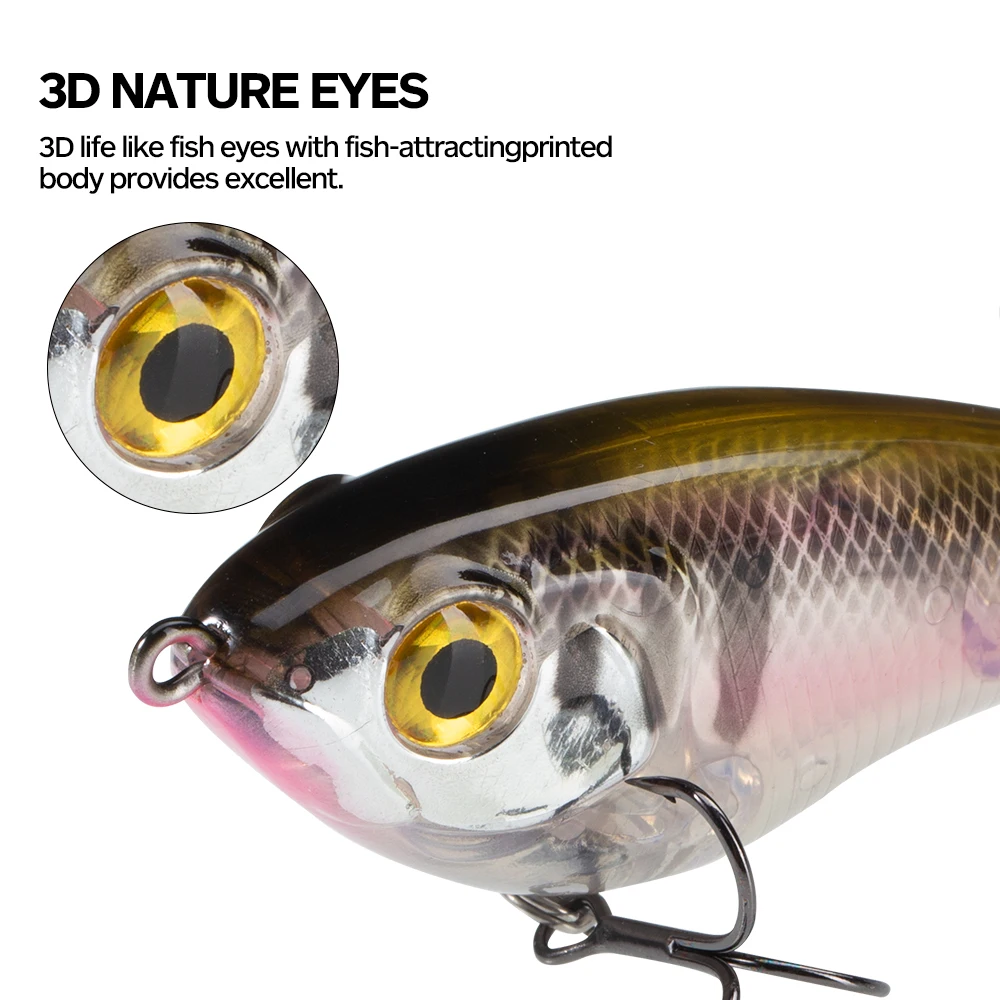 16g 95mm Topwater Floating Whopper Plopper Lure Hooks Pencil Lure Hard ...