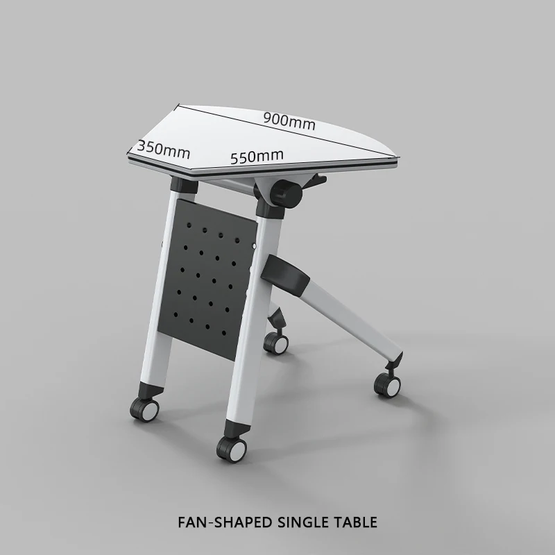 Movable Training Study Desk Tables With Wheels Office Room Stackable ...