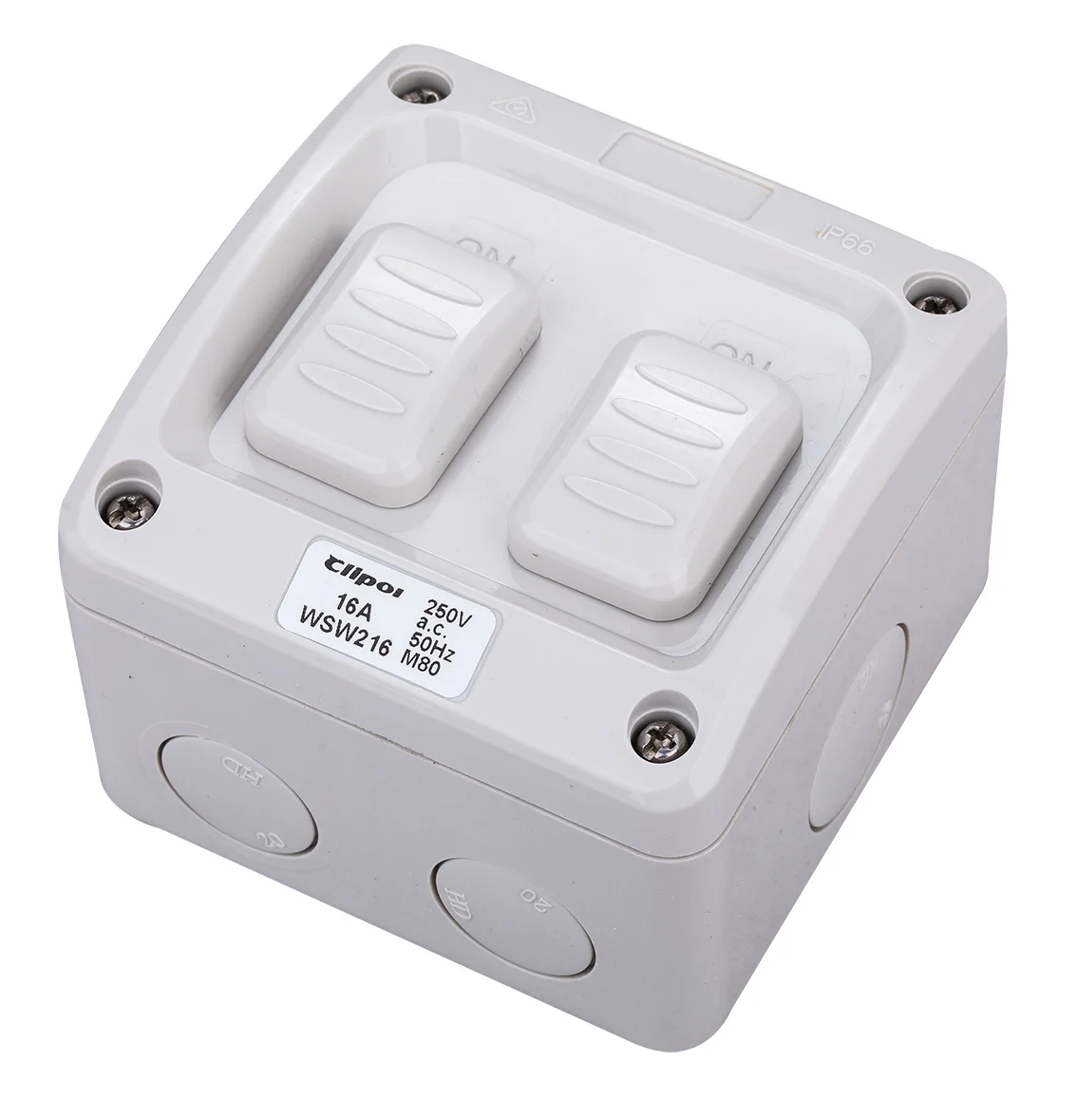 250v 20a Ws2-20 Industrial Weatherproof As/nzs Double Switch - Buy As ...