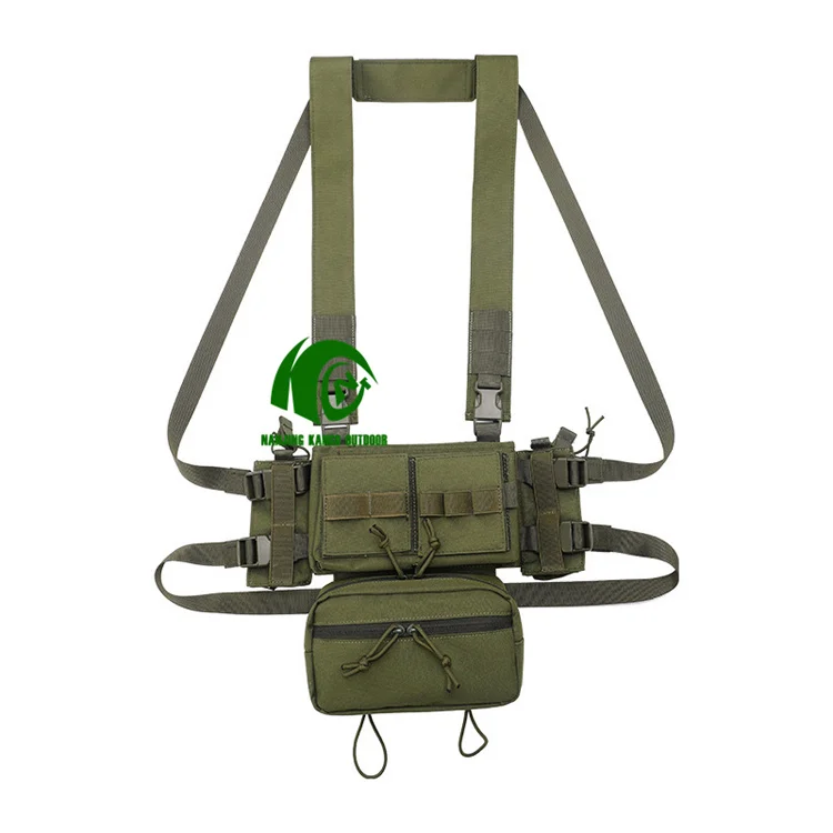 Kango Tactical Chest Rig Bag Walkie Talkie Chest Rig Tactical Universal ...