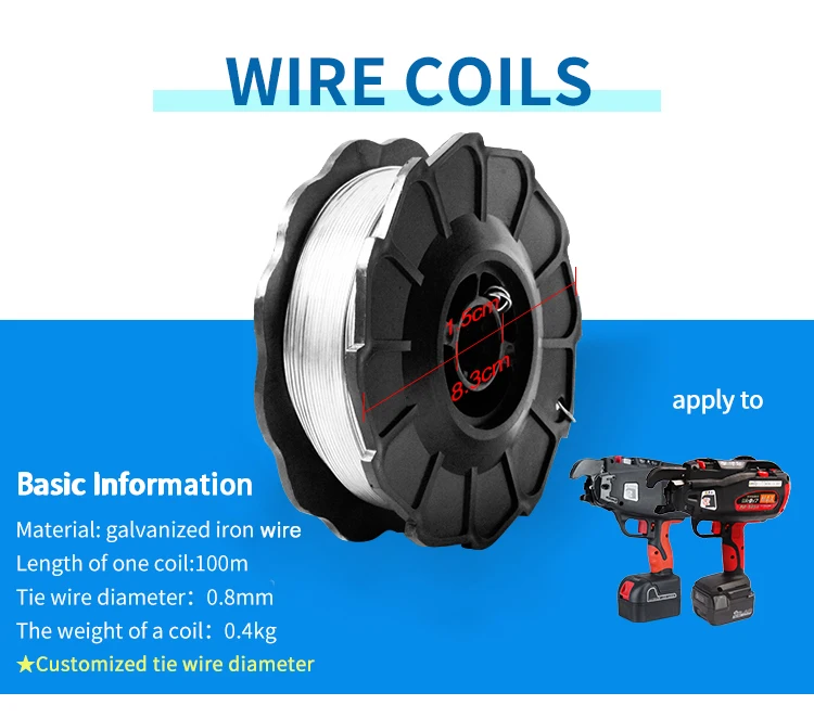 Twin Wire Tie Wire Spool Tw1061t Fit For Rebar Tier Gun Rb440t - Buy ...