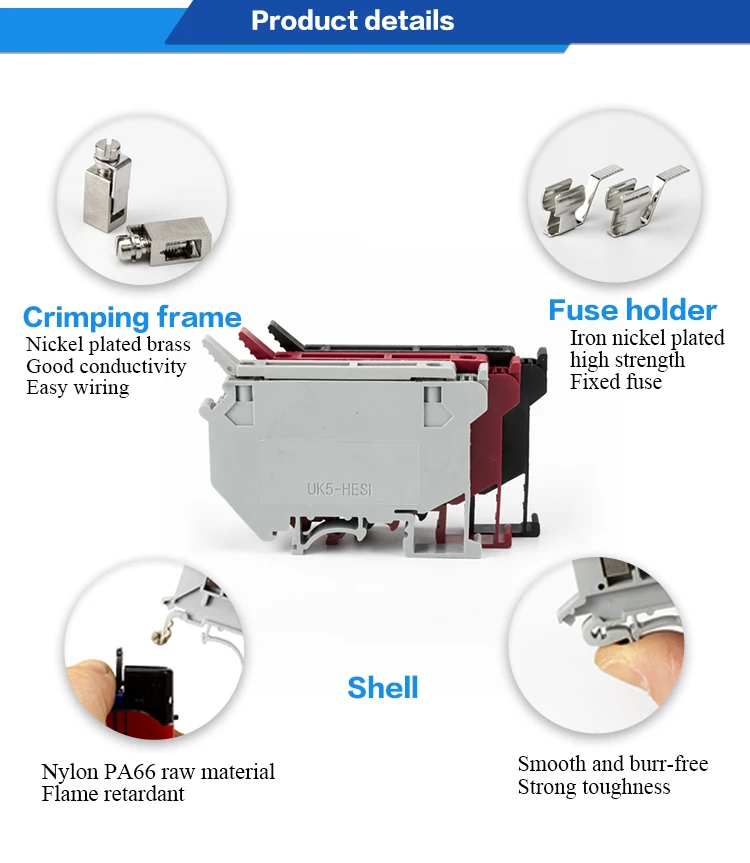 UK5 HESI DIN Rail Fuse Terminal Block - Reliable and Versatile