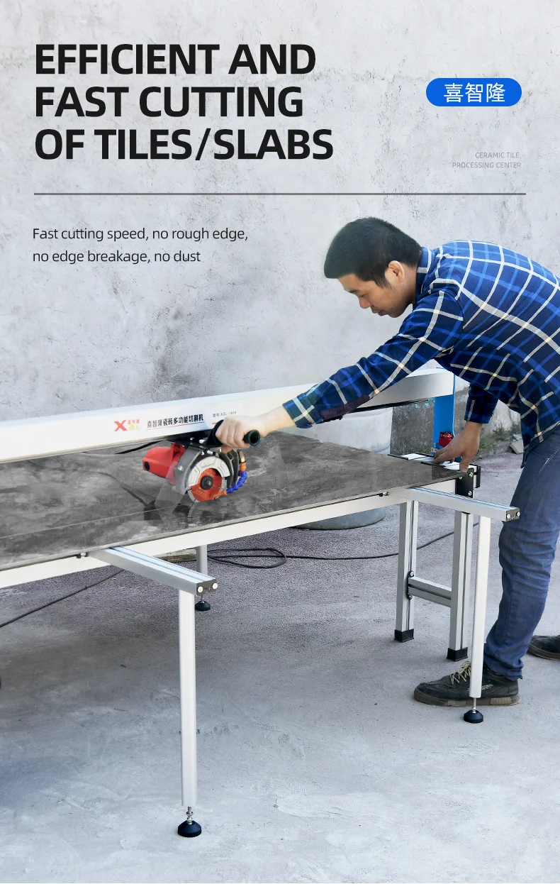 Cnc Water Spraying Tile Slab Cutter Machine Architectural Stone ...