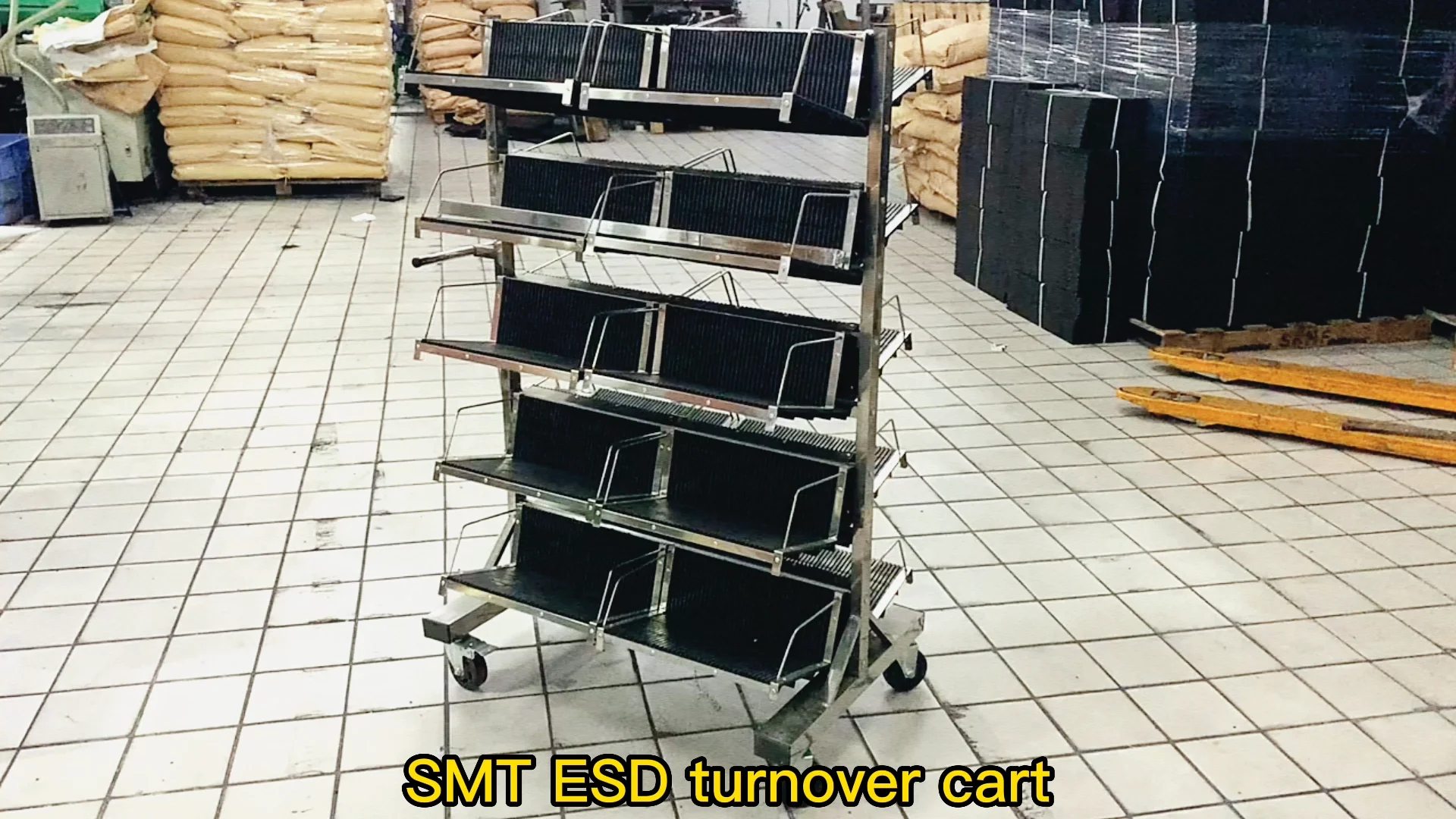 Industrial Low-cost Adjustable Anti-static Smt Pcb Board Turnover Cart ...