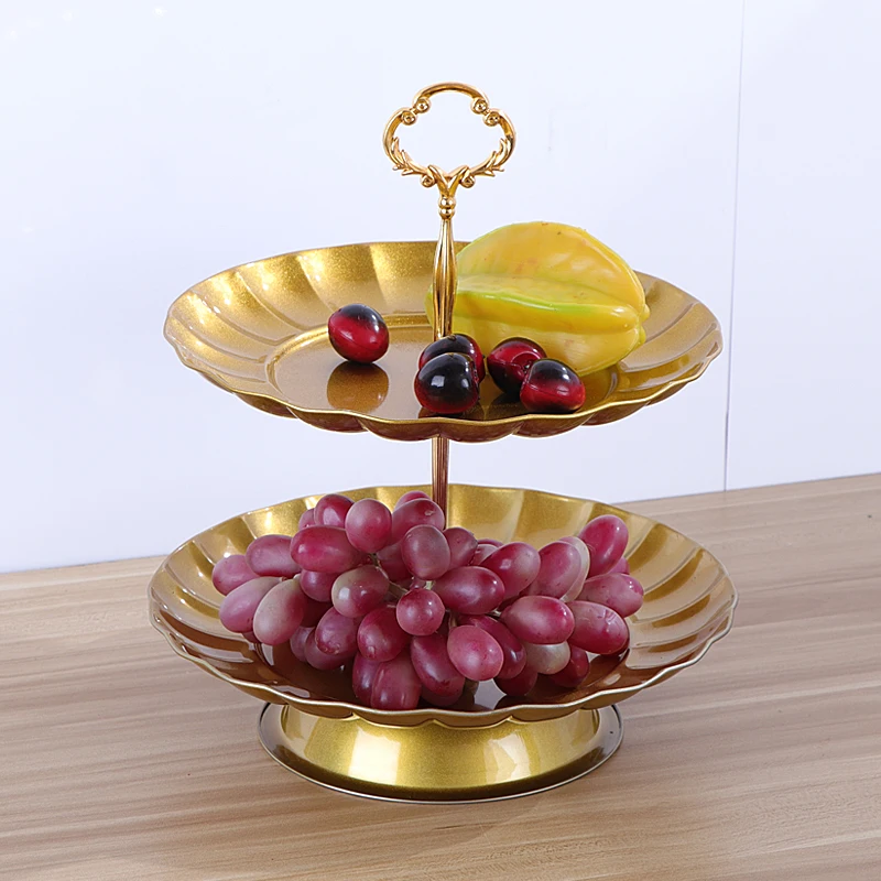 Cake Tool Cake Pedestal Display Table Tiered Cupcake Holder Gold Candy ...