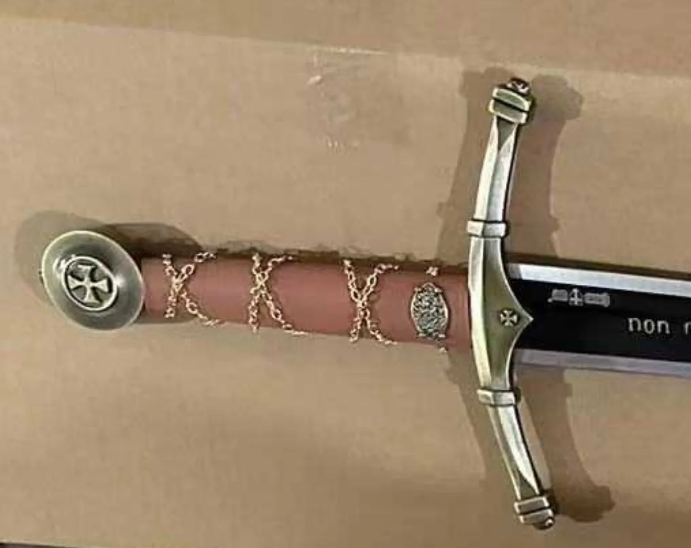 Handmade Sword COSPLAY Props Anime Re-engraved Kids Toy Swords ...