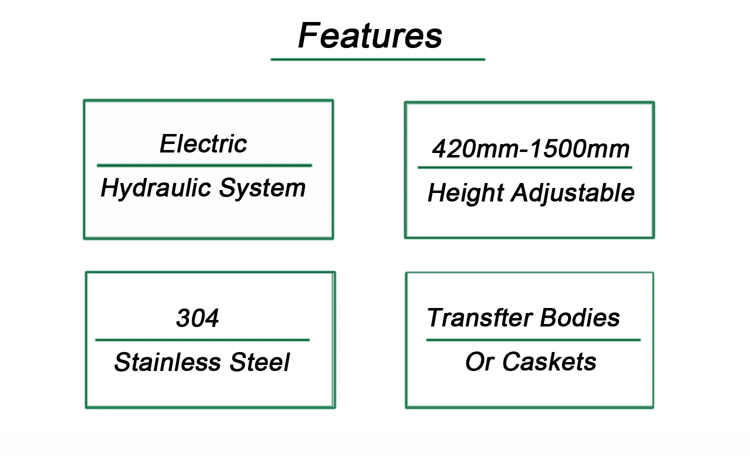 Mortuary Body Lifter - Efficient Funeral Transport Solutions