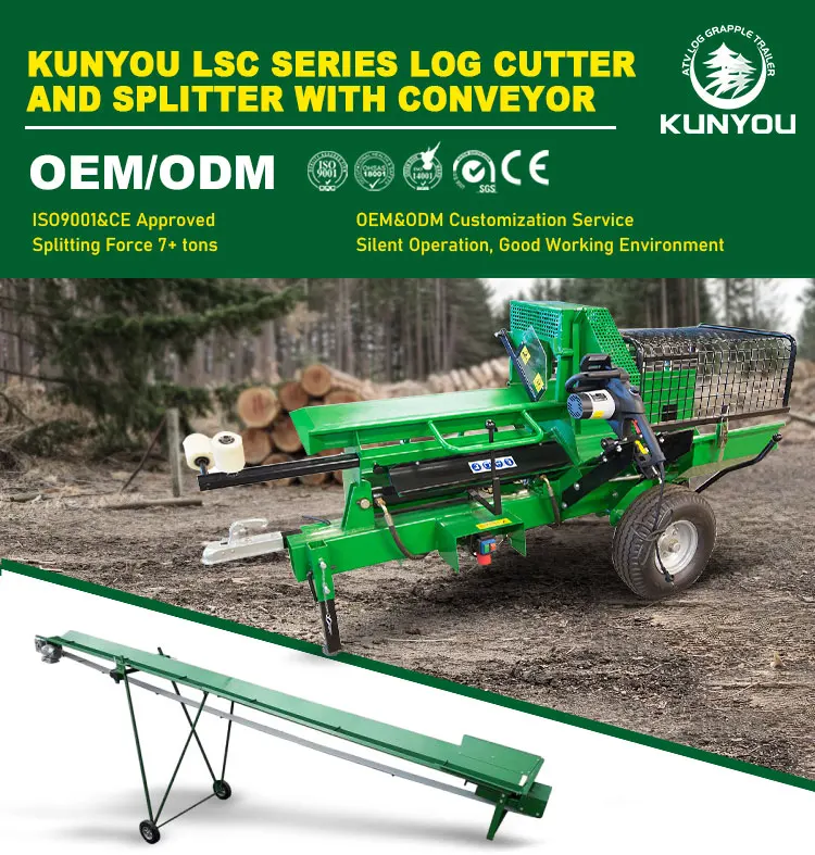 Automatic Fire Wood Splitter - Efficient Log Processing