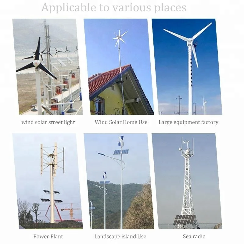 Residential Micro Horizontal Wind Turbine Wind Power Generator 12v 24v ...