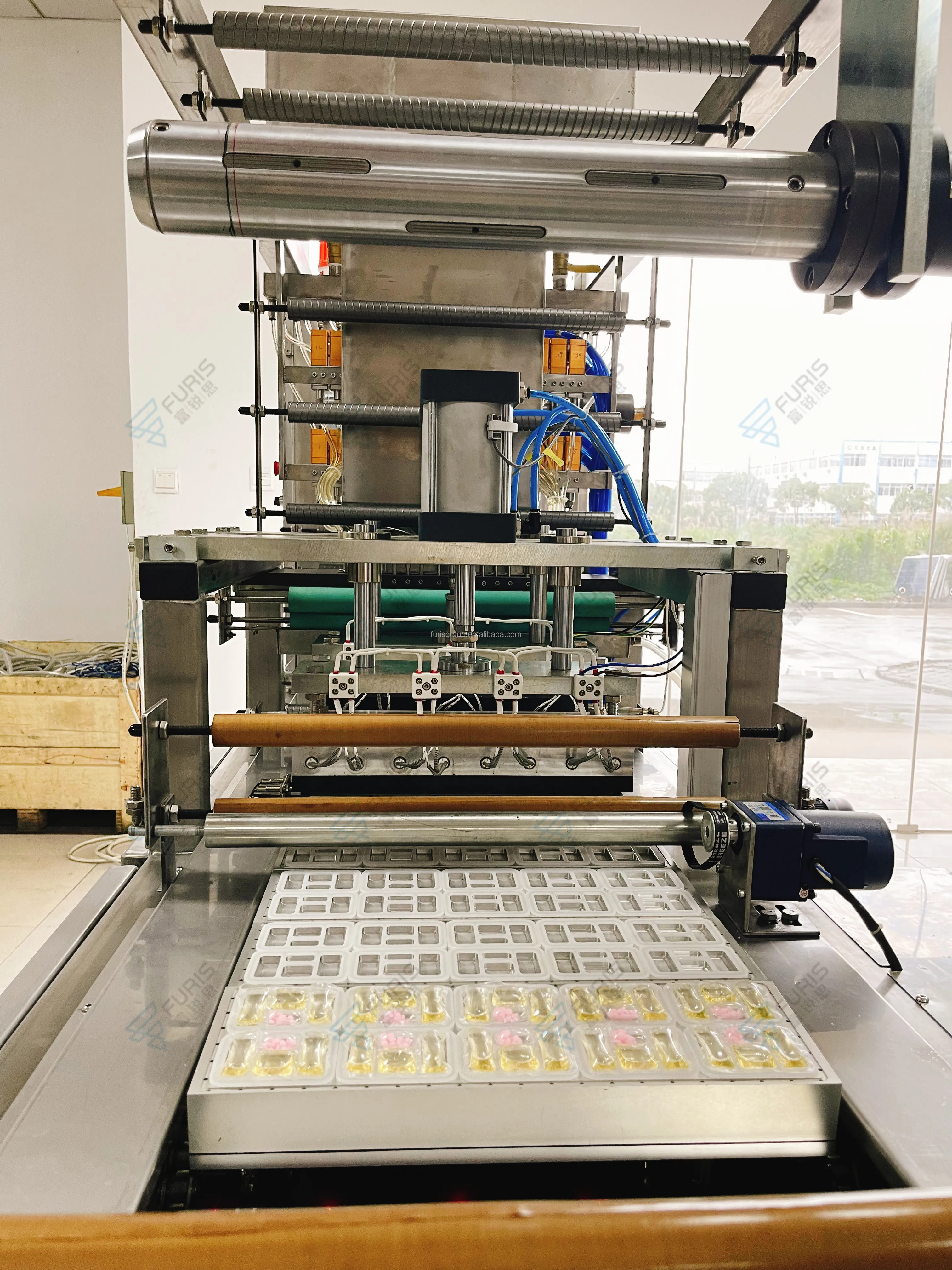 Manual Auto Gel Liquid Pods Bead Capsule PVA Water Soluble Film Machine ...
