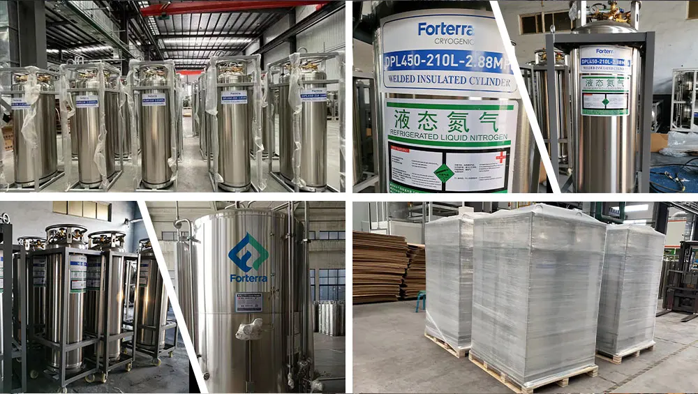 Hot Sale High Vacuum 200L Pressure Storage Vessel Cryogenic Liquid ...