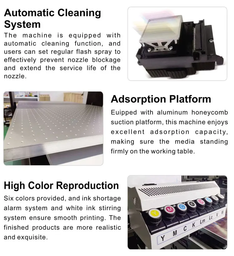 Wholesale High-speed Xp600 A1 Size Uv Flatbed Printer 3 Head 6090 For Glass Industry - Buy Uv ...