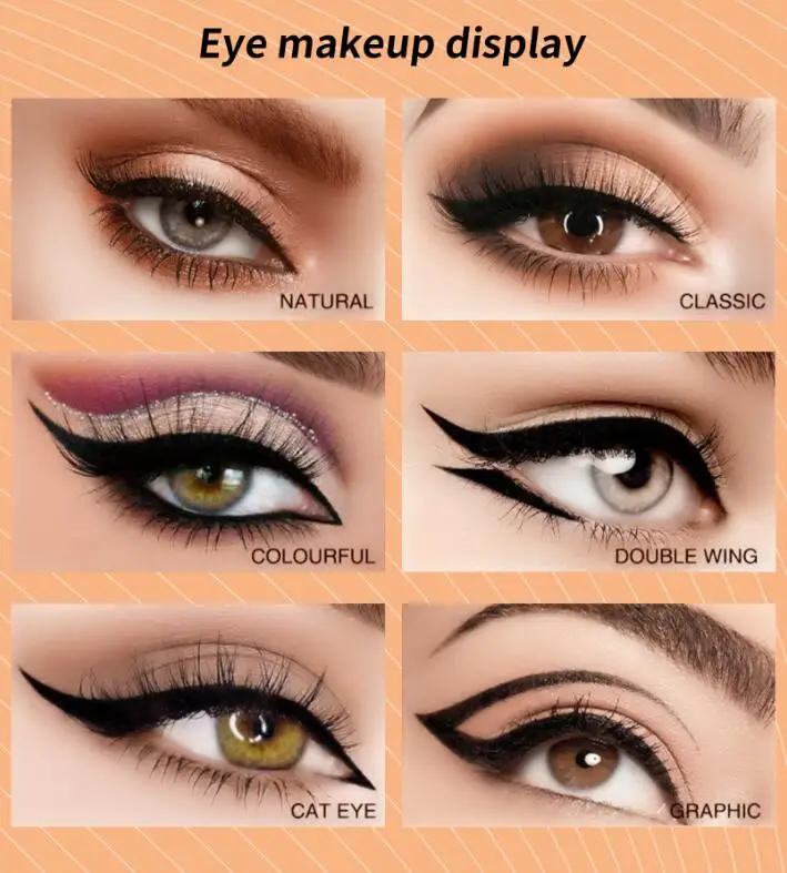 Customized Private Label Black Color Makeup Waterproof Liquid Eye Liner ...