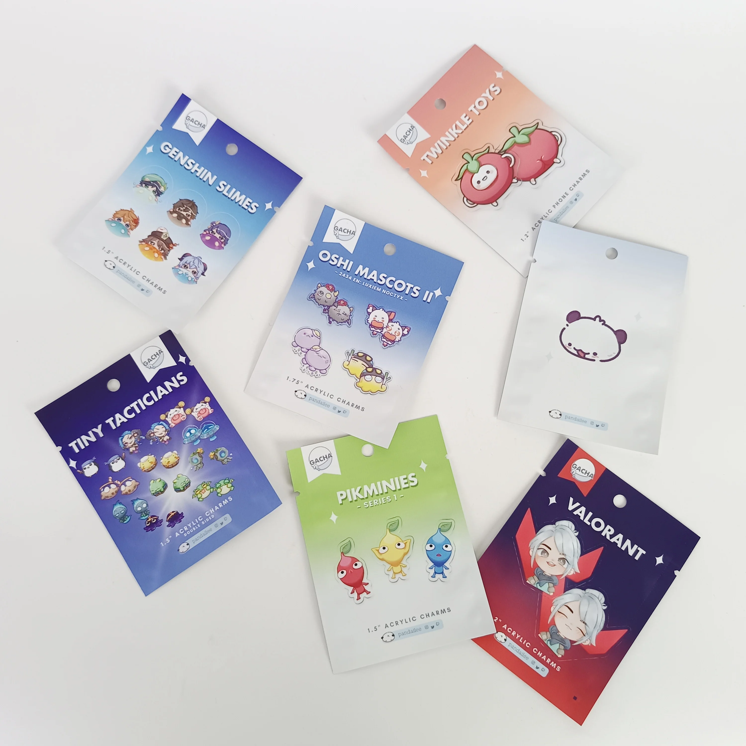 Wholesale Mini Figures Sachet Heat Seal Colorful Red Blue Purple ...