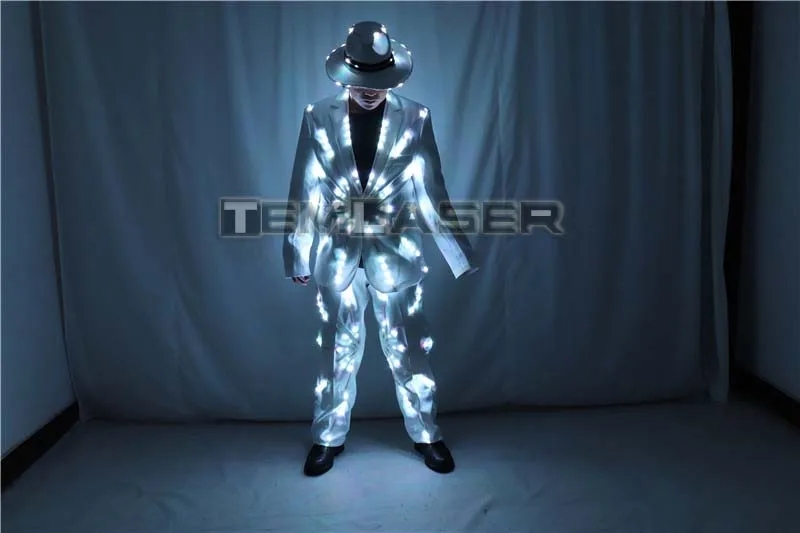 Full Color LED Bra Suit for Adults - Luminous Performance